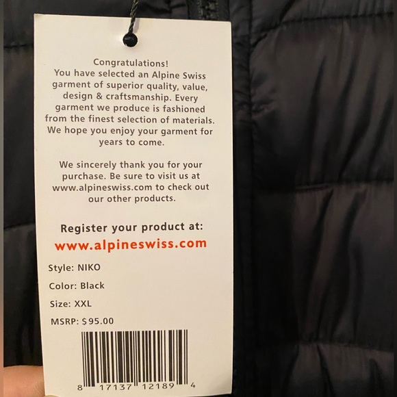 Alpine Swiss | Jackets & Coats | Alpine Swiss Xxl | Poshmark